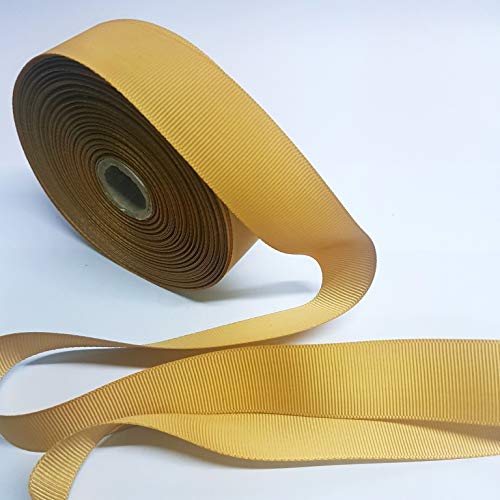 1 Inch Golden Grosgrain Ribbon - 20 Meters Roll – PREMIER RIBBONS